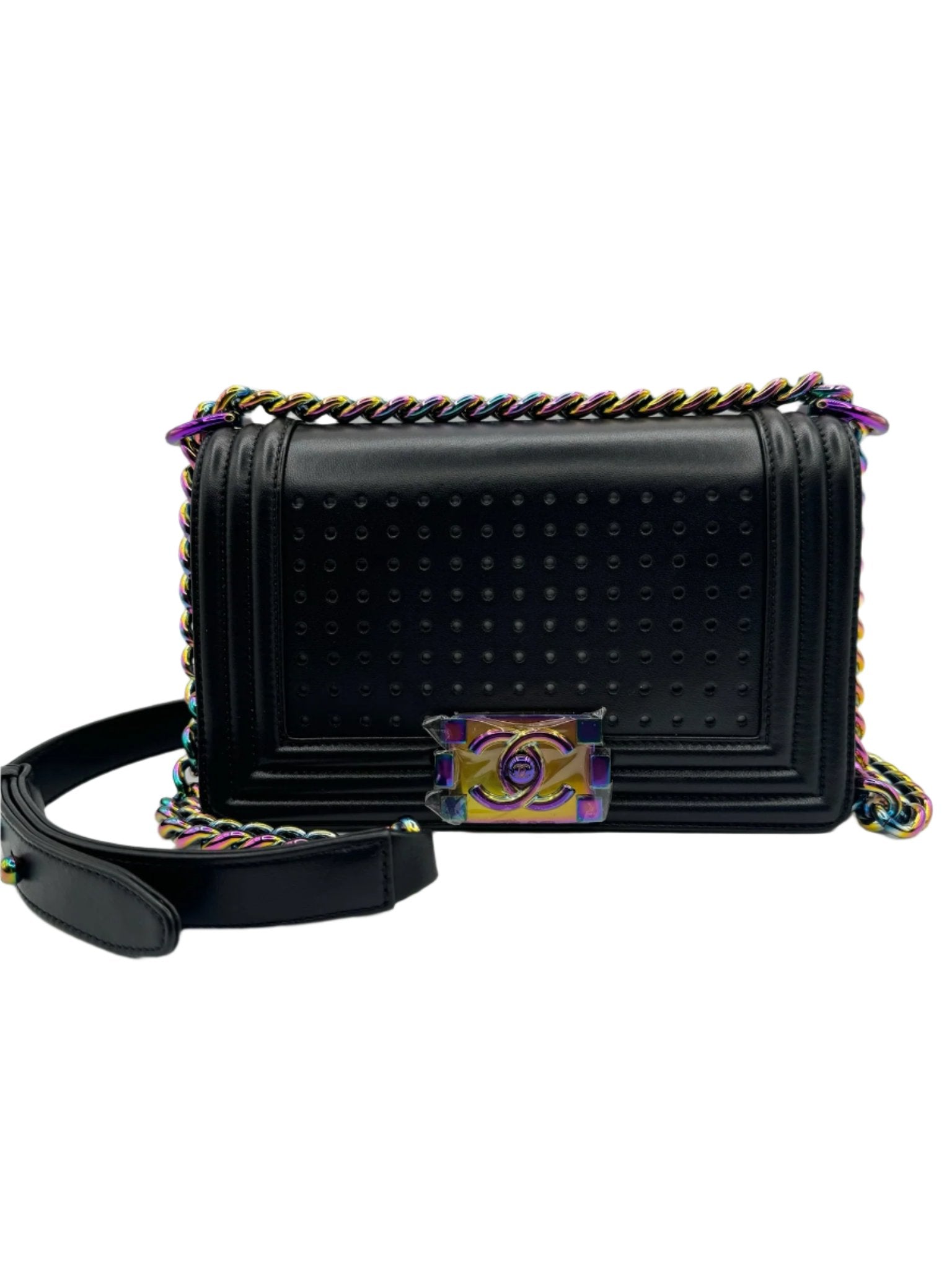 Chanel LED Light Black Boy Bag